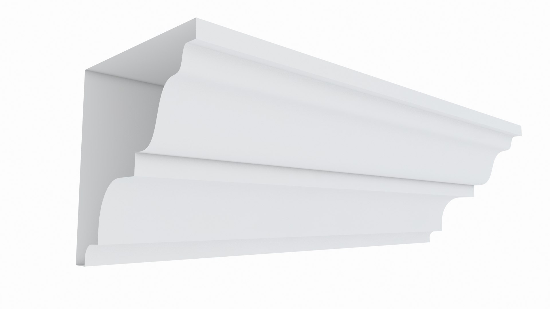 3D Model Cornice 112 Straight - TurboSquid 2027199