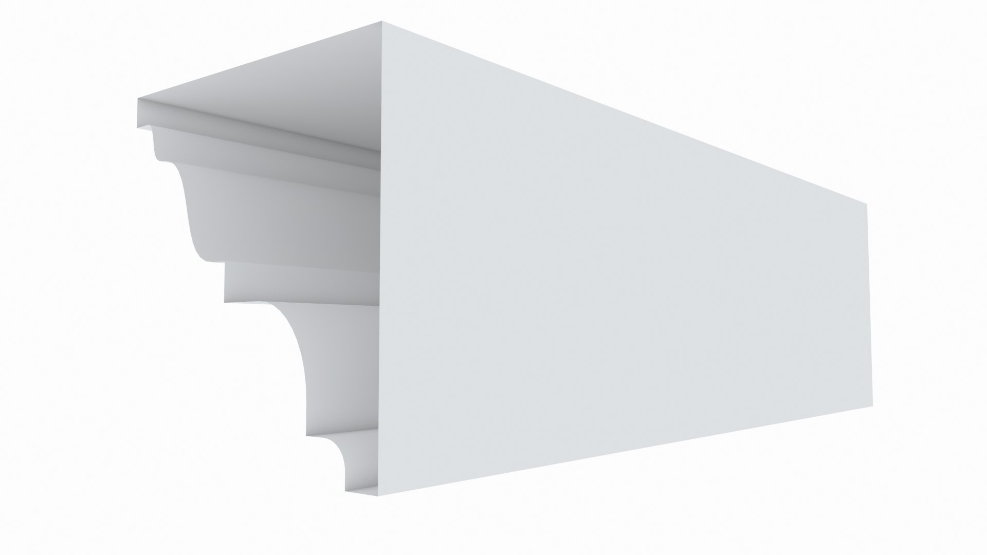 3D Model Cornice 112 Straight - TurboSquid 2027199