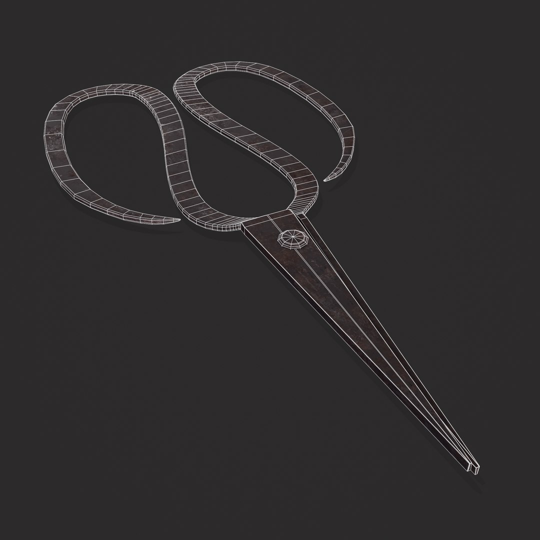 3D Medieval Leather Shears Model - TurboSquid 1872606