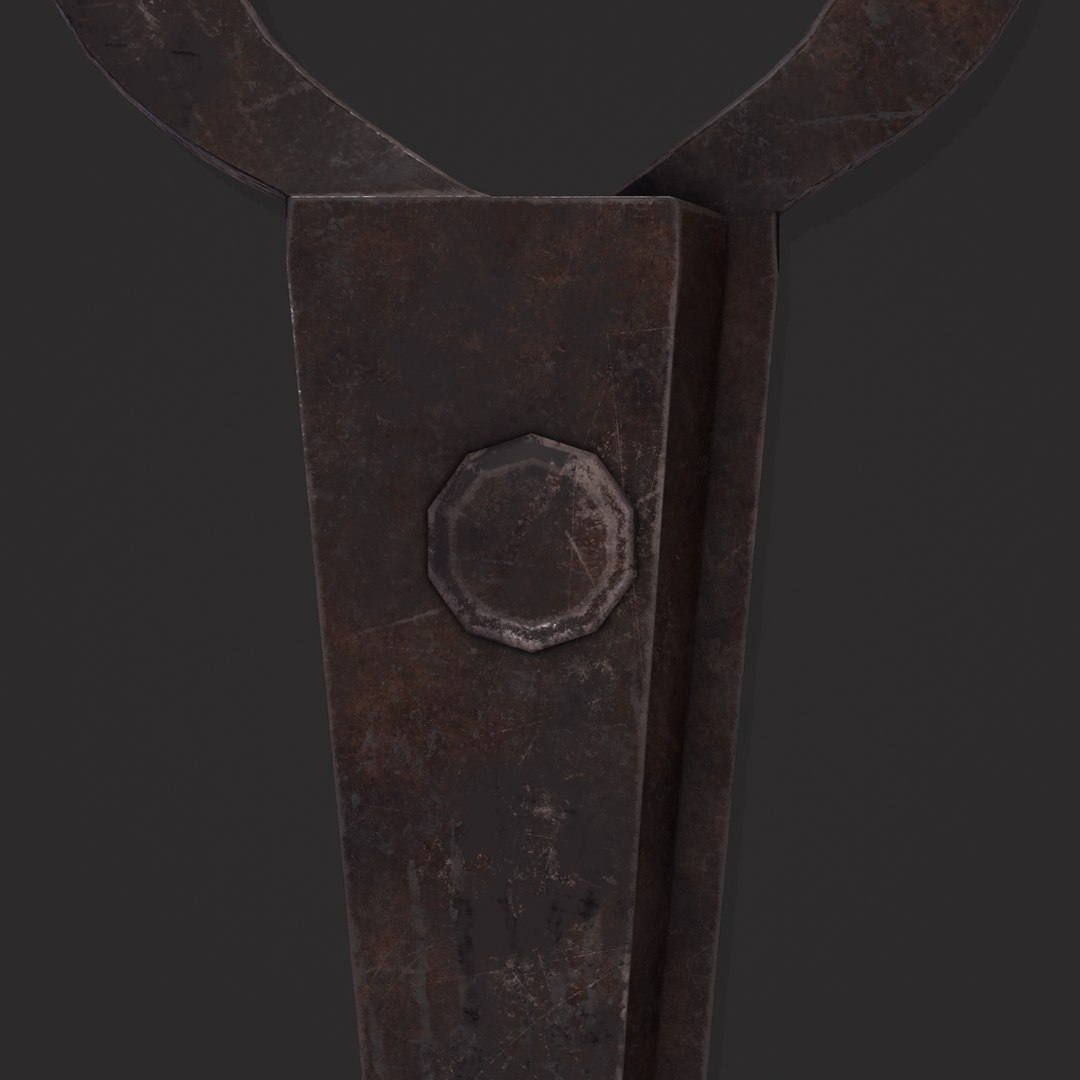 3D Medieval Leather Shears Model - TurboSquid 1872606