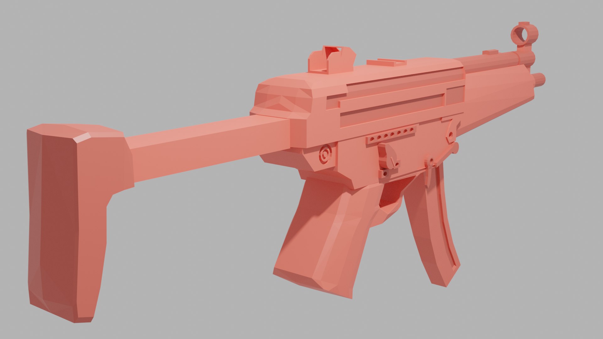 MP5 3D Model - TurboSquid 1758092