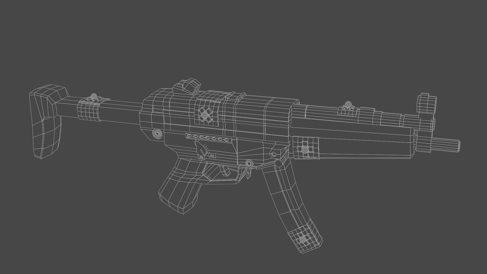 MP5 3D Model - TurboSquid 1758092