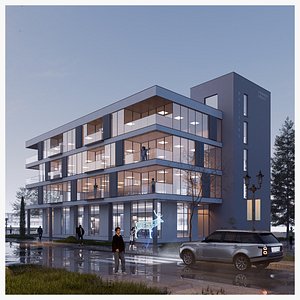 3D Office Building Streets Models - Browse & Download Formats - TurboSquid