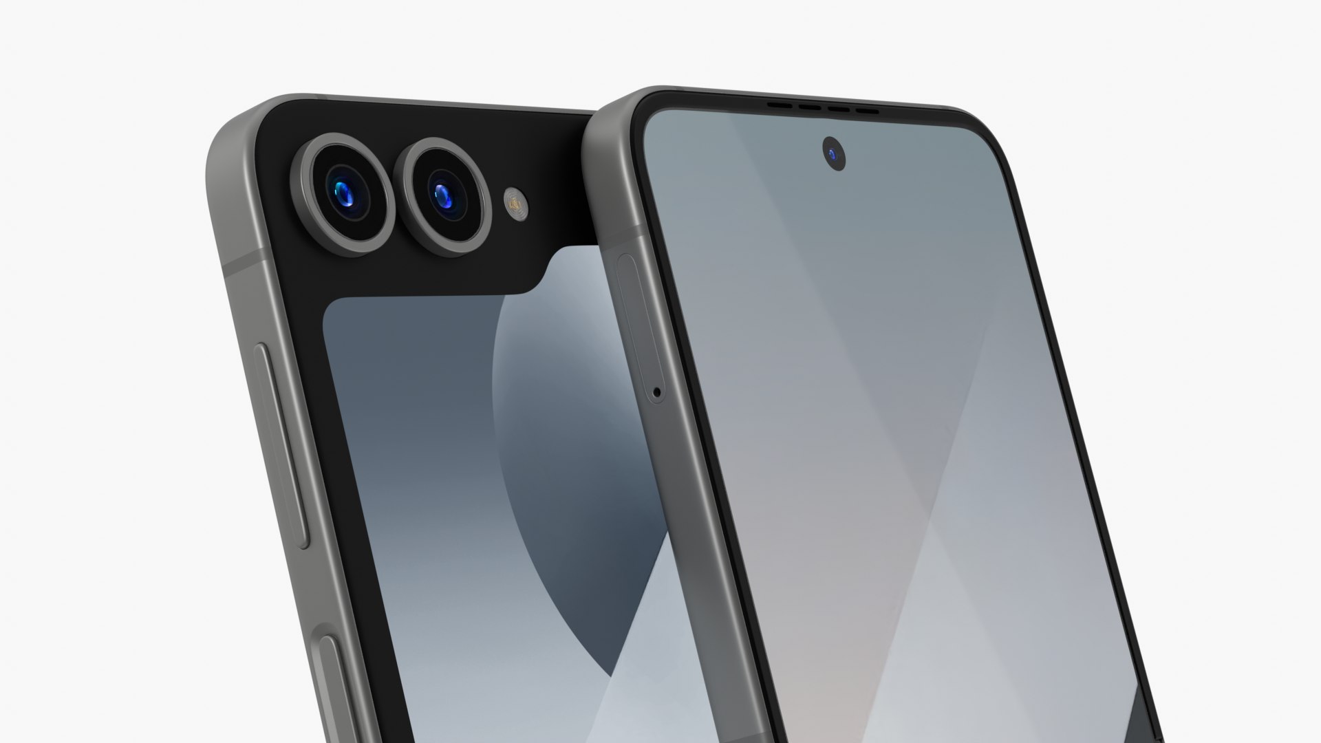 Samsung Galaxy Z Flip 6 Silver Shadow 3D Model - TurboSquid 2254370