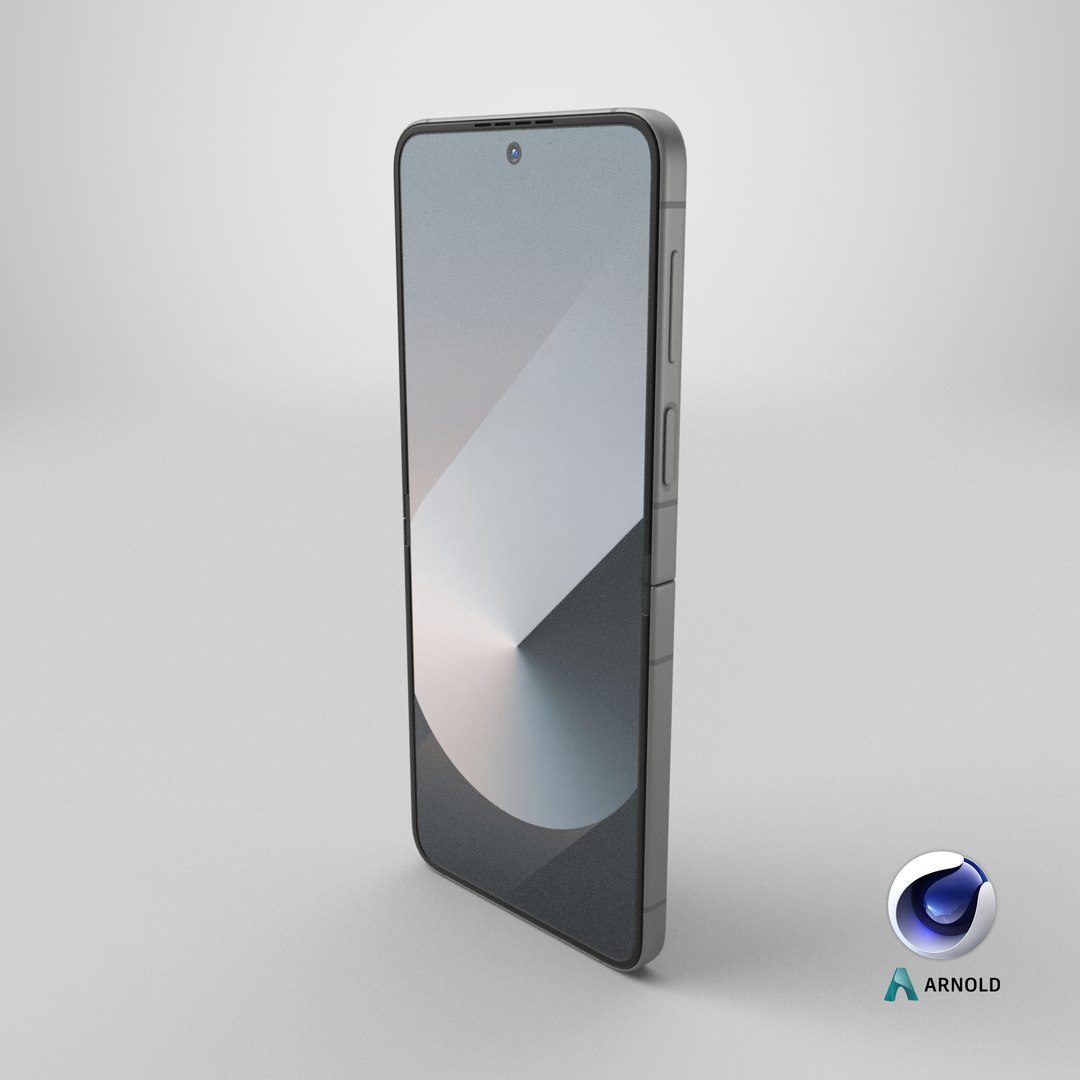 Samsung Galaxy Z Flip 6 Silver Shadow 3D Model - TurboSquid 2254370