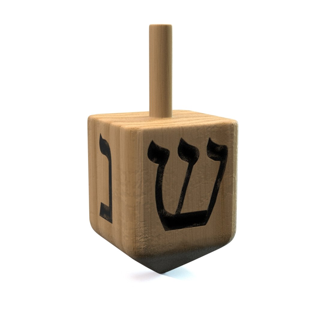 3d Model Dreidel