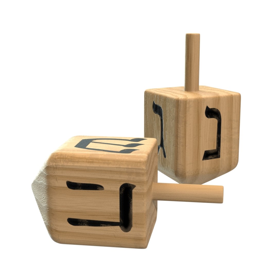 3d Model Dreidel