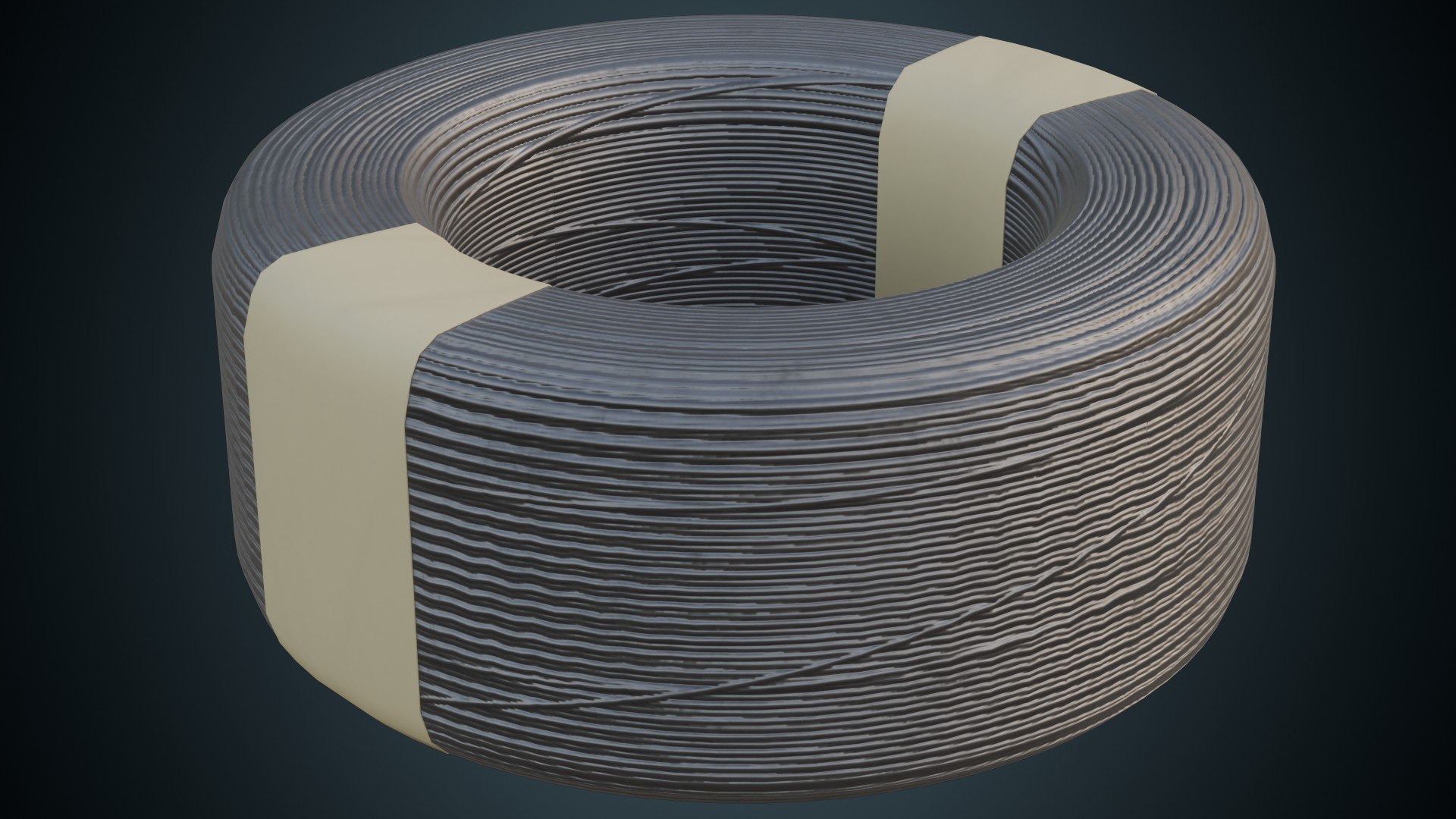 3D Steel Wire Rope 1A - TurboSquid 2249594