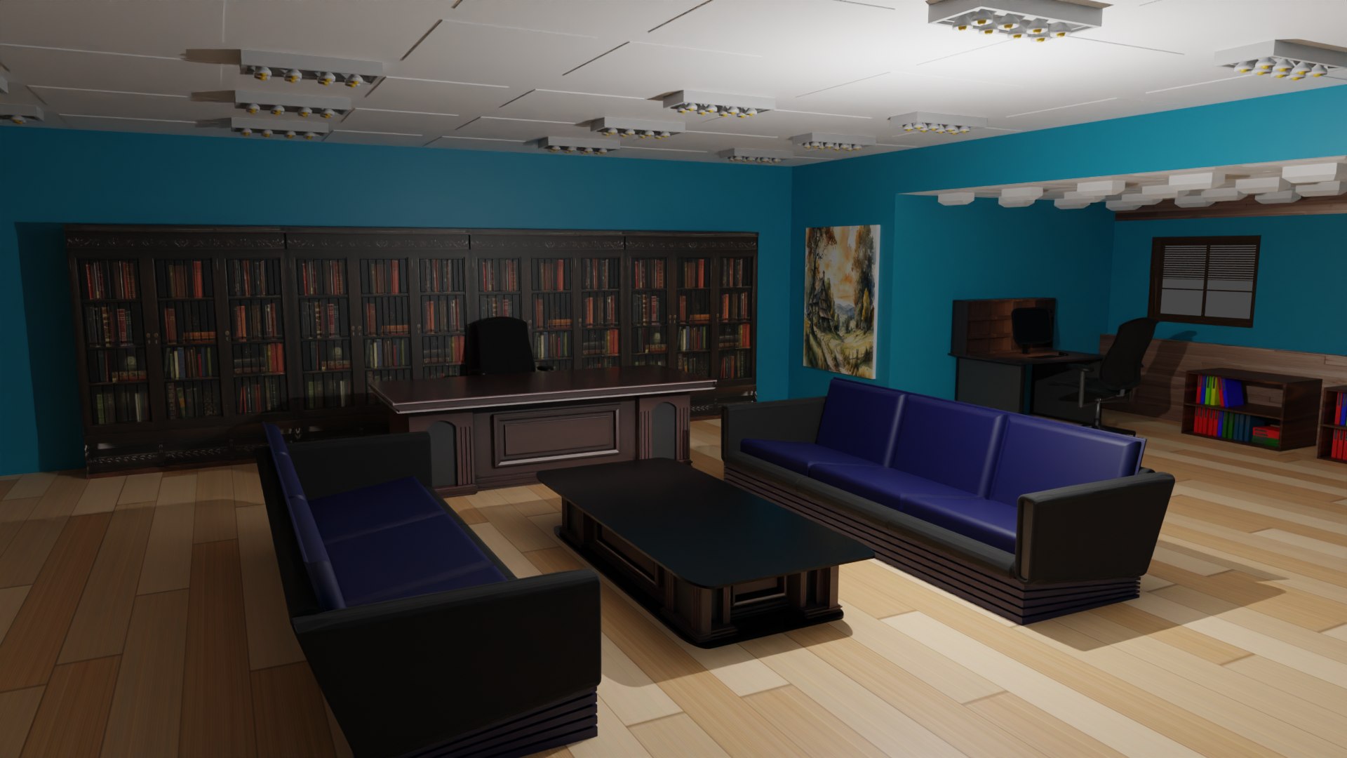 Work Office 3D model - TurboSquid 2178770