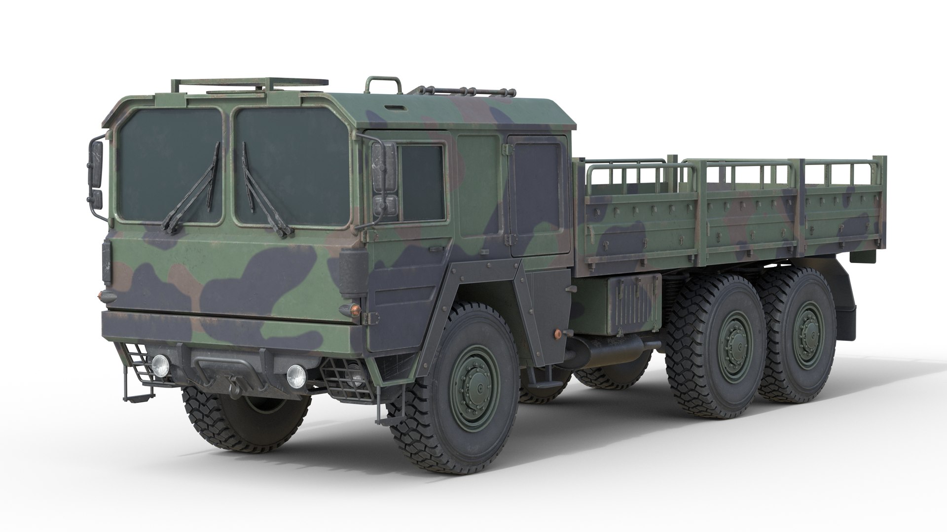 3D Model Off Road Transport Truck - TurboSquid 2373119