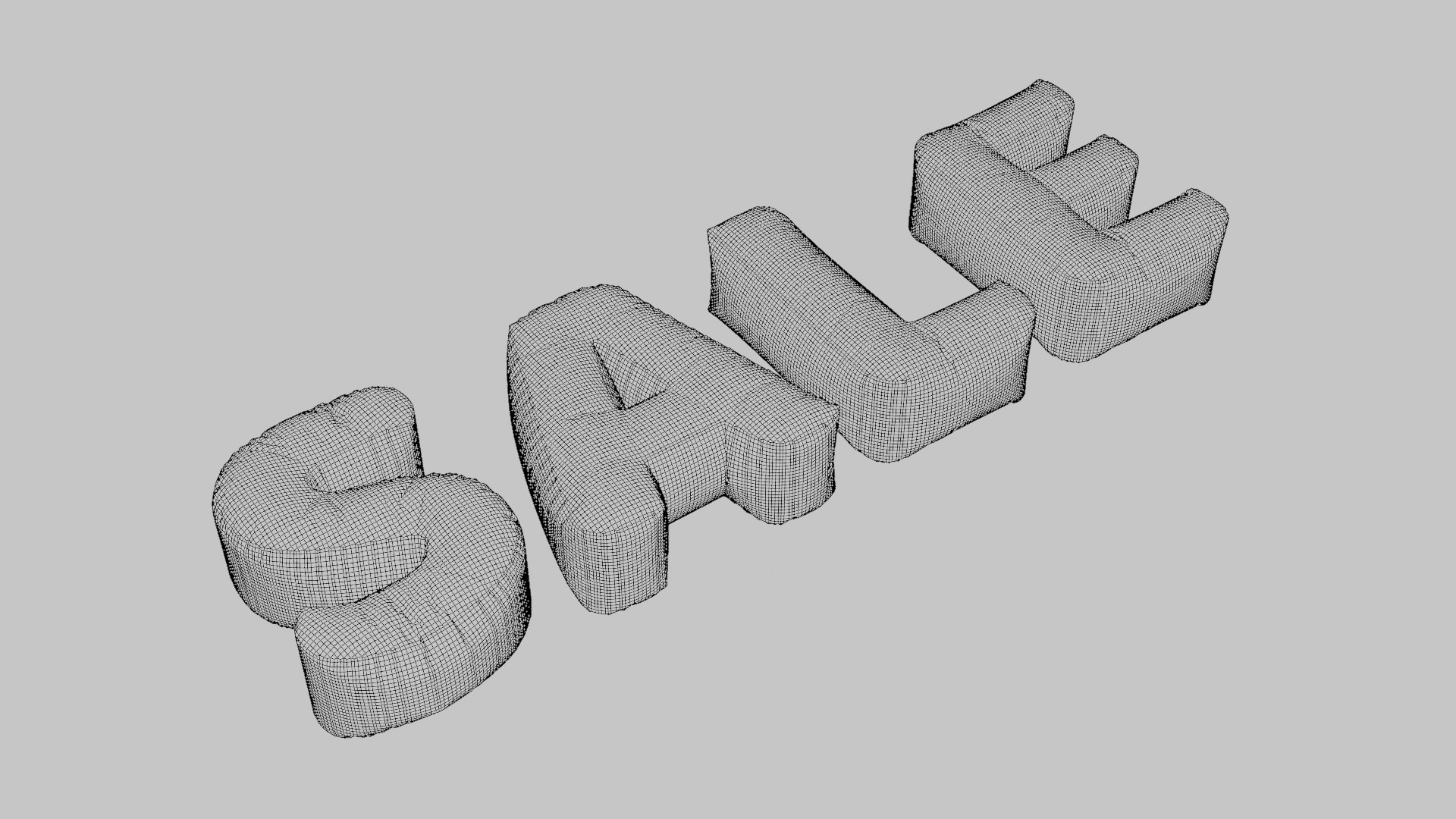 3D Text Foil Balloons - TurboSquid 2069962