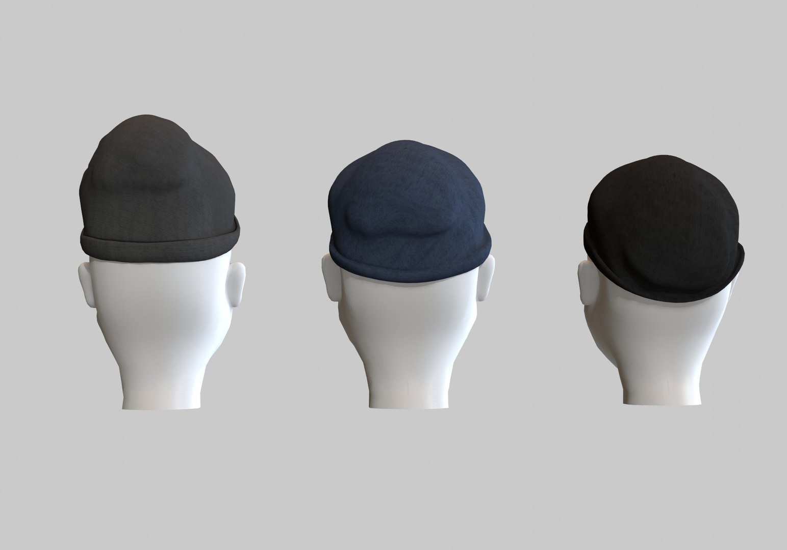 3x Hats Collection 3D Model - TurboSquid 1896347