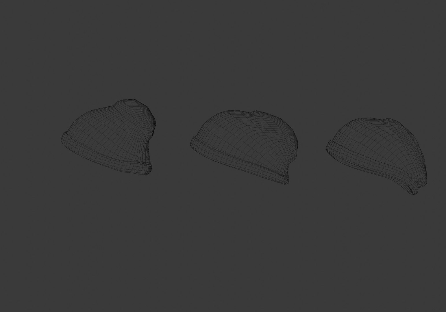 3x Hats Collection 3D Model - TurboSquid 1896347