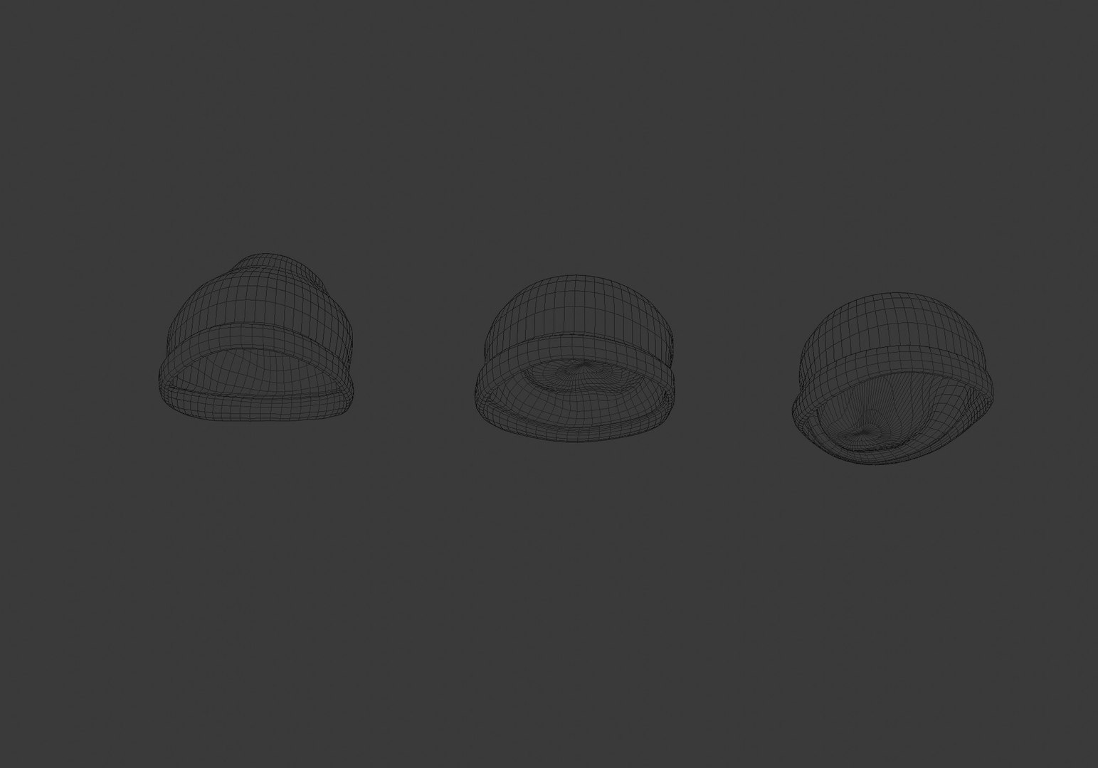 3x Hats Collection 3D Model - TurboSquid 1896347