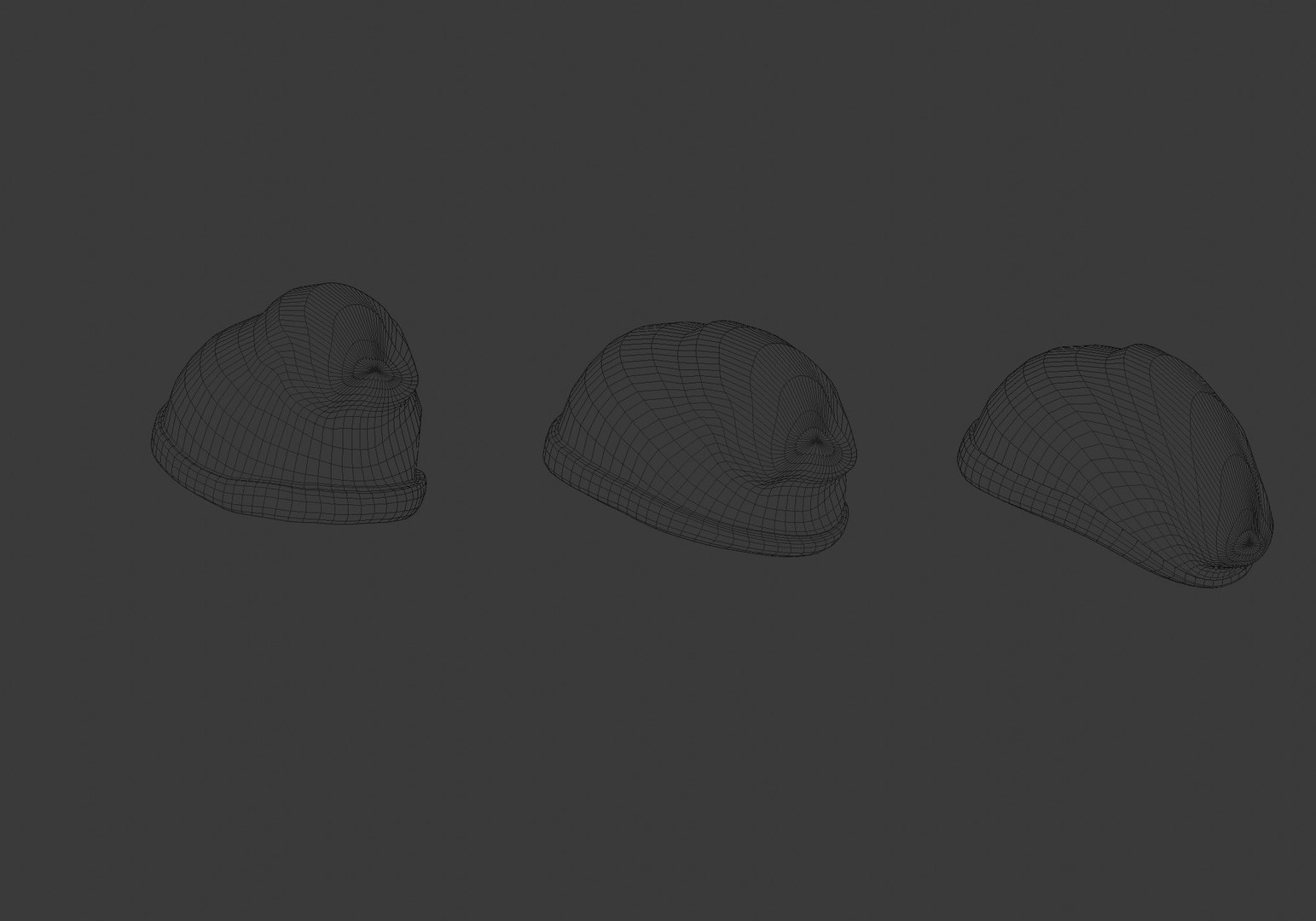 3x Hats Collection 3D Model - TurboSquid 1896347