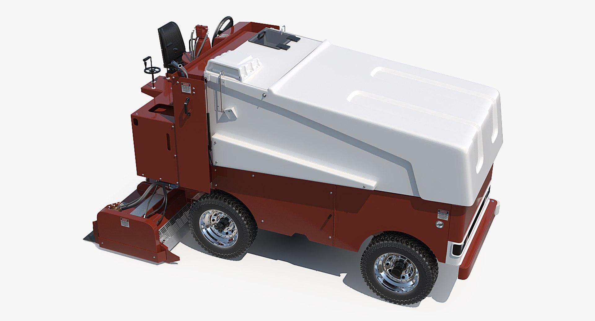 3D Ice Resurfacing Machine Rigged Model - TurboSquid 1262409