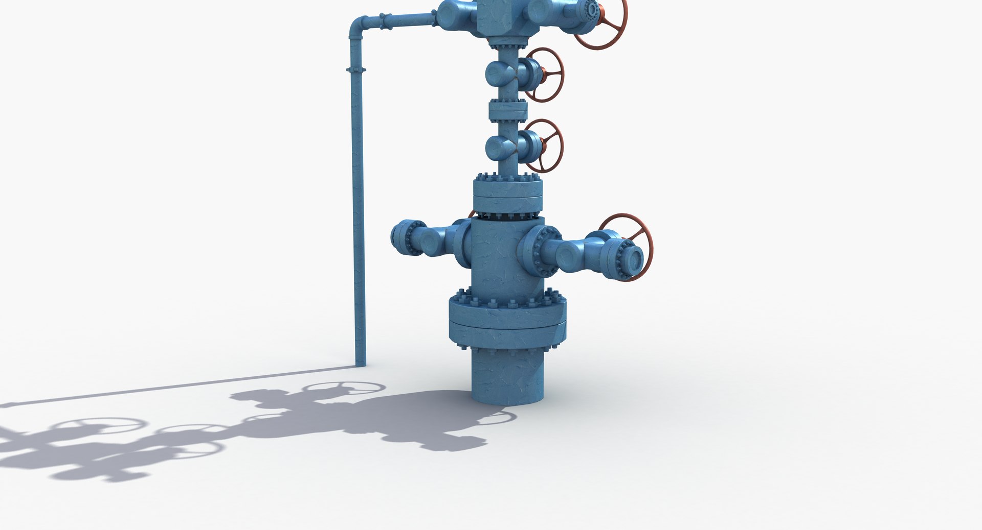 3D Oilfield Wellhead 7 3D Model - TurboSquid 1863774