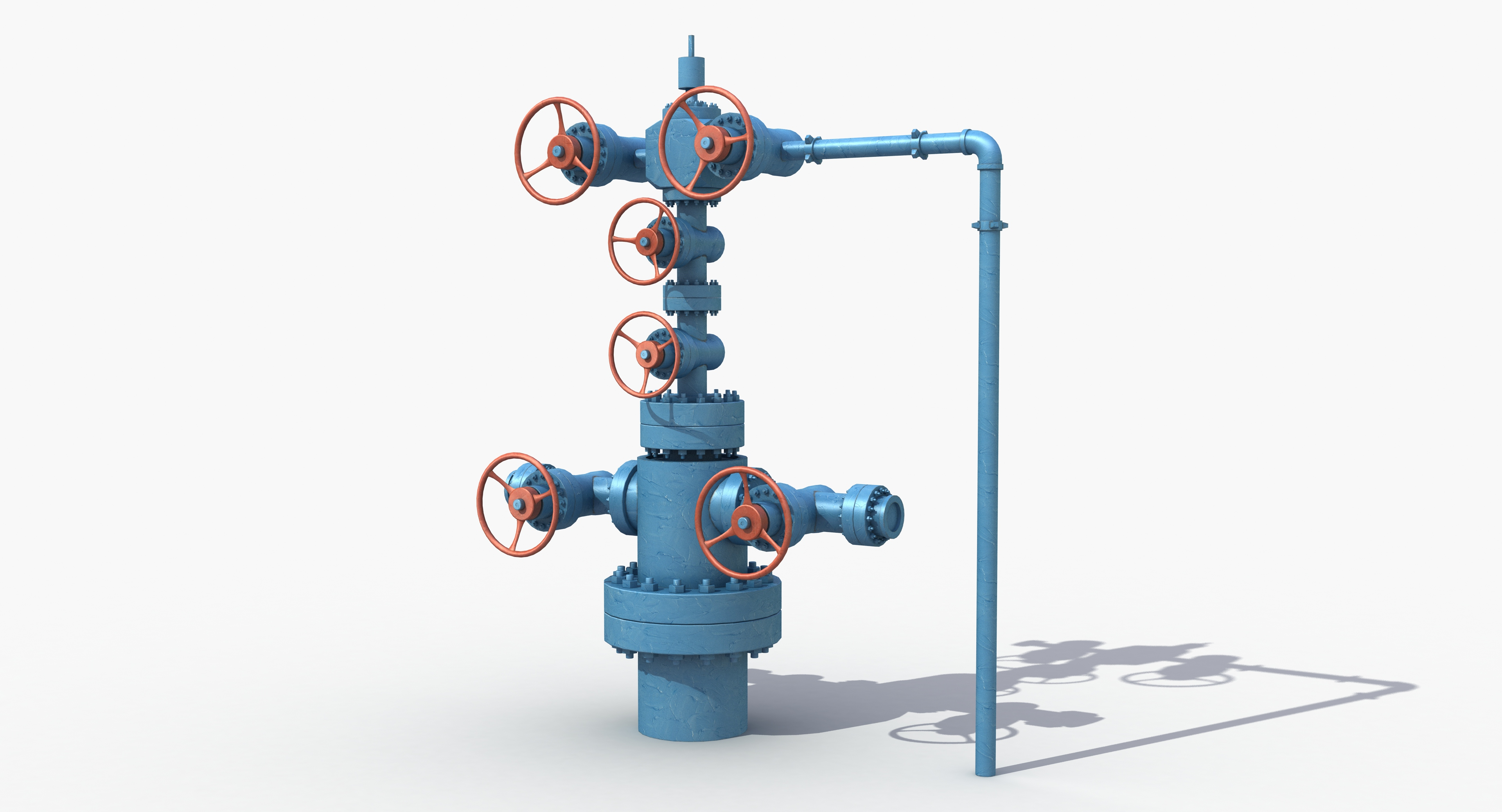 3D Oilfield Wellhead 7 3D Model - TurboSquid 1863774