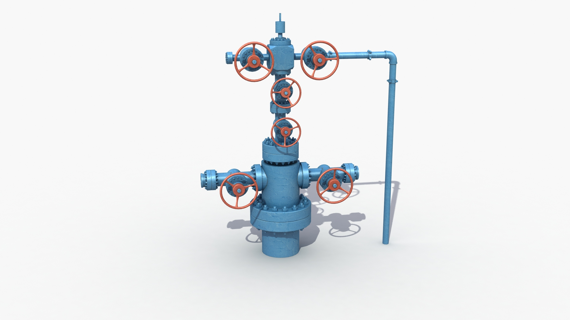 3D Oilfield Wellhead 7 3D Model - TurboSquid 1863774