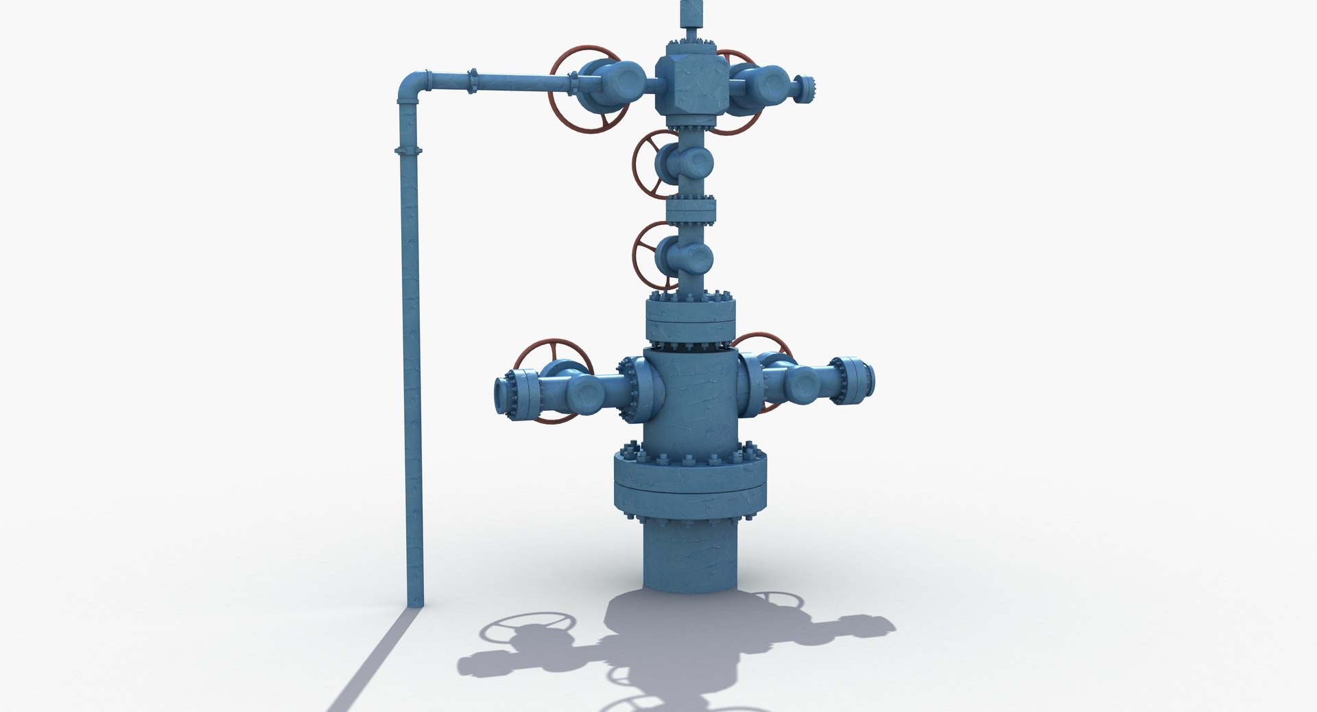 3D Oilfield Wellhead 7 3D Model - TurboSquid 1863774