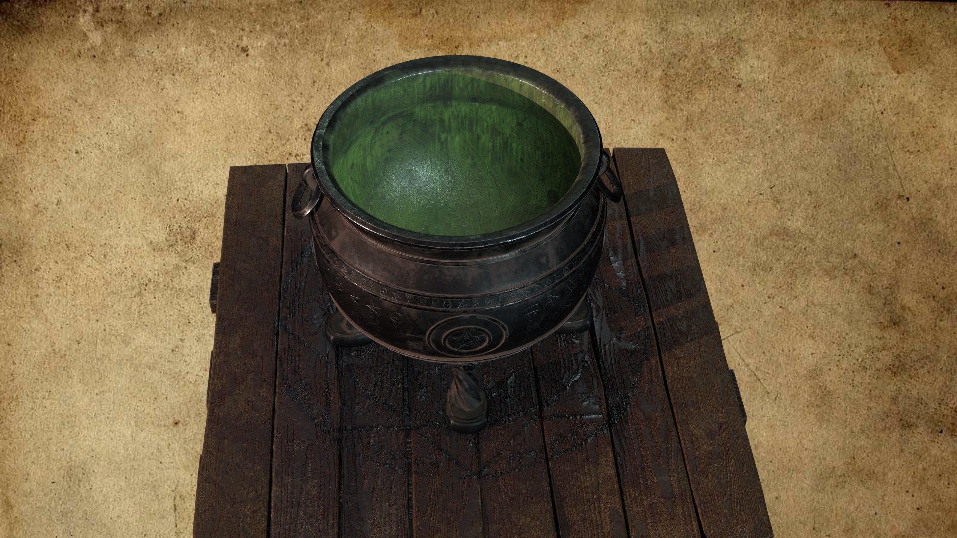 3D Model Cauldron - TurboSquid 2328552