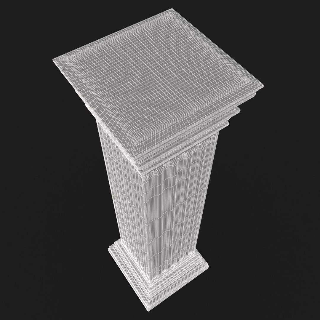 3d model column 05
