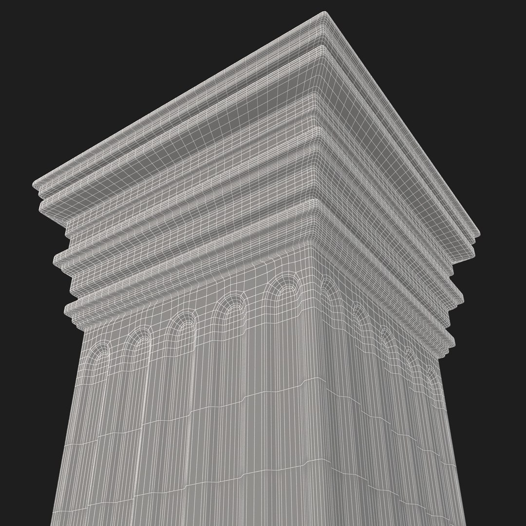 3d model column 05