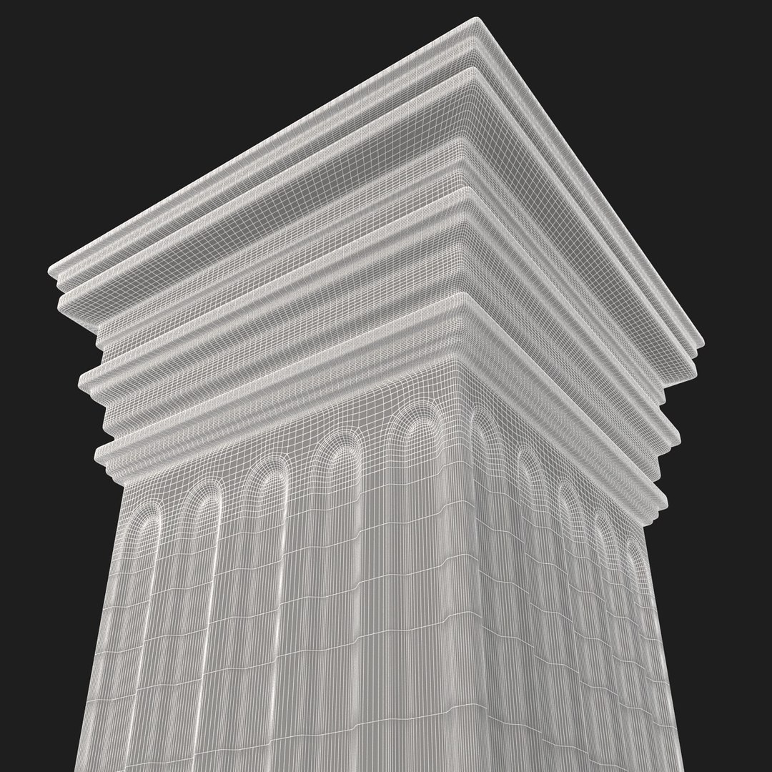 3d model column 05