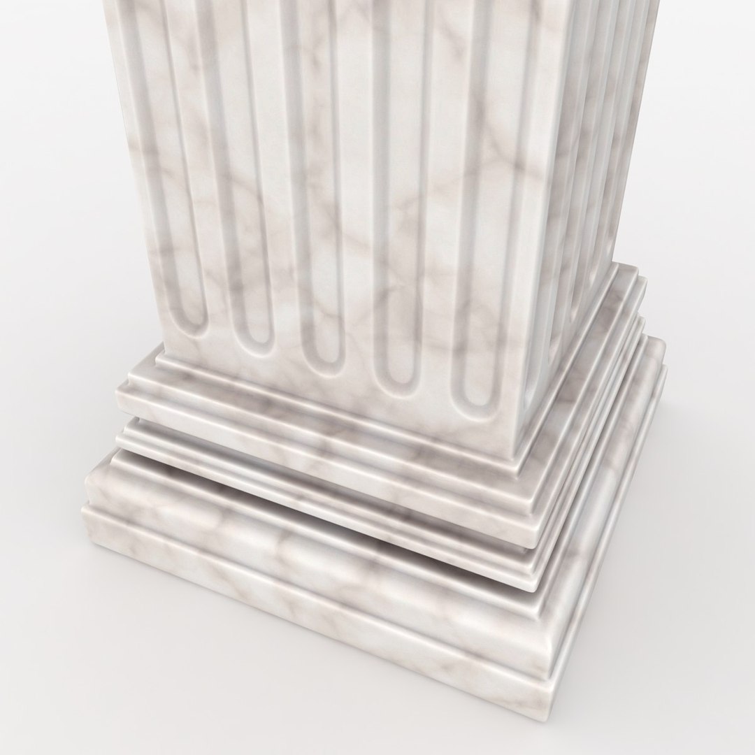 3d model column 05