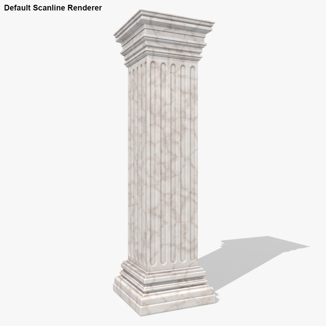 3d model column 05