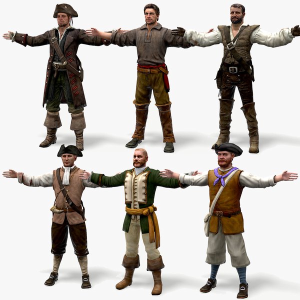 Free 3D Pirate Models | TurboSquid