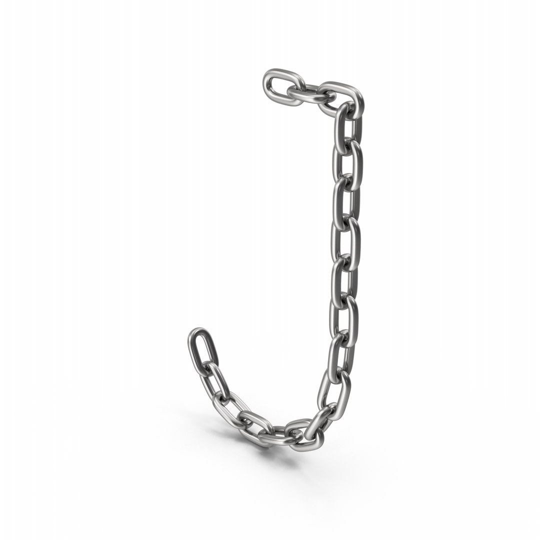 3D Chain Letter J Model - TurboSquid 2023110