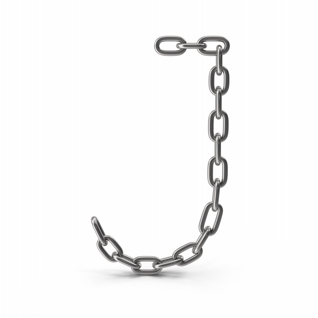 3D Chain Letter J Model - TurboSquid 2023110
