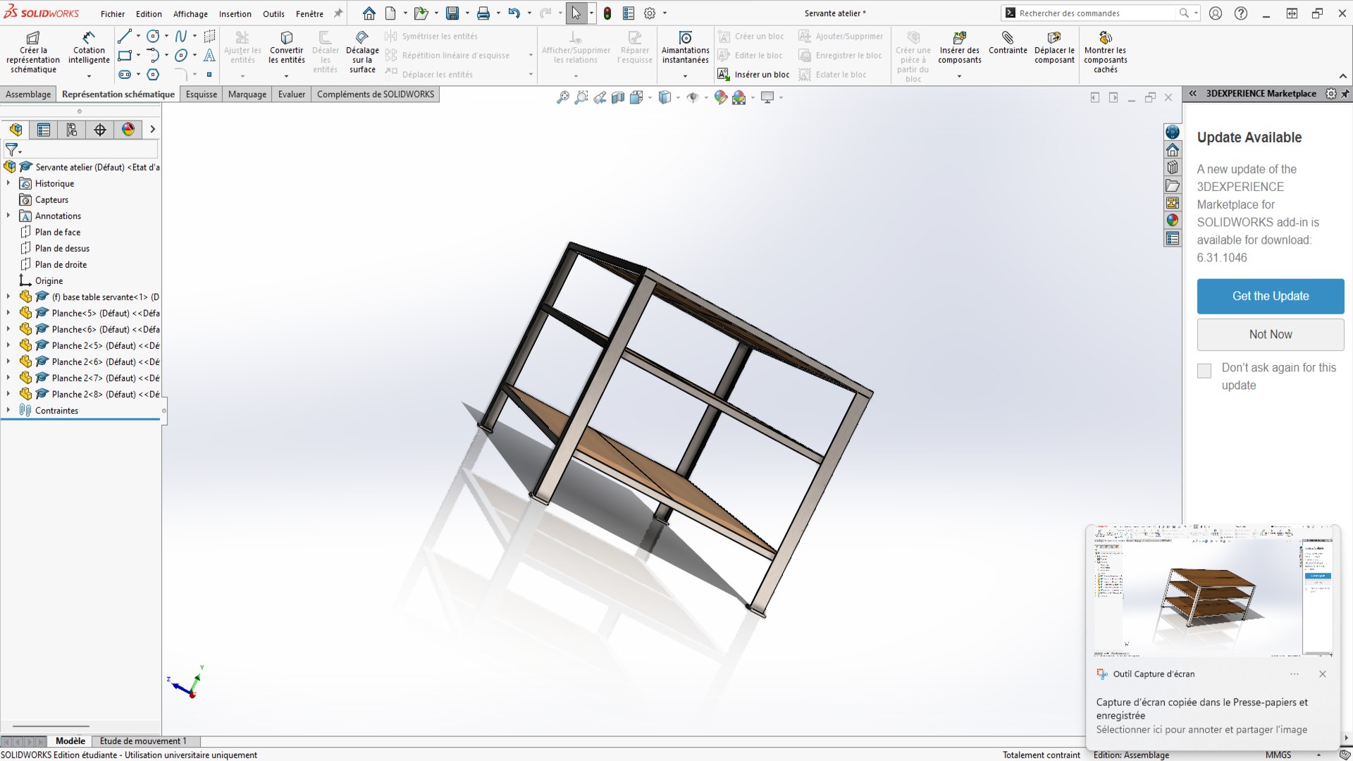 Table Atelier 3D - TurboSquid 2059131