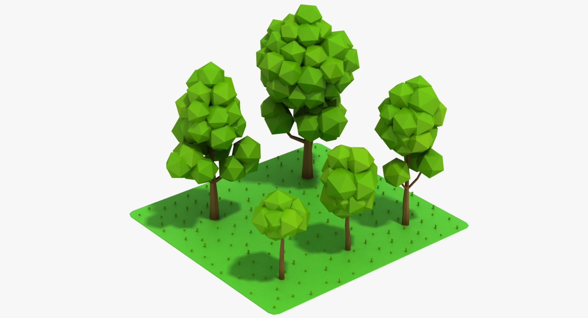3D Forest - TurboSquid 1340063