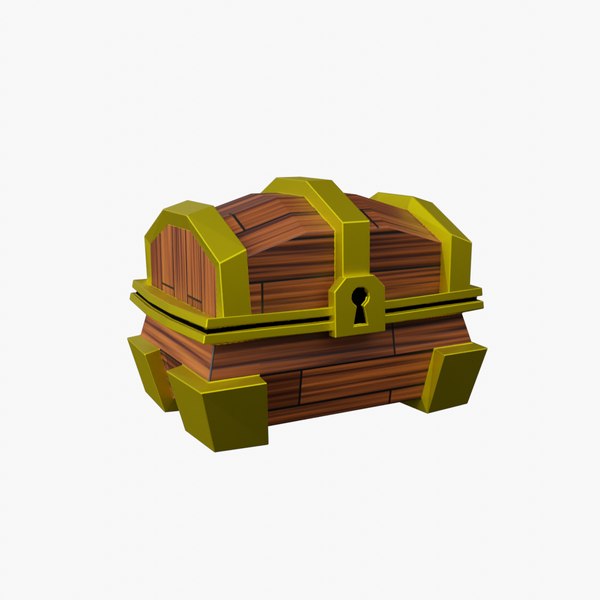 Lowpoly Loot Chest 3D model - TurboSquid 2033177
