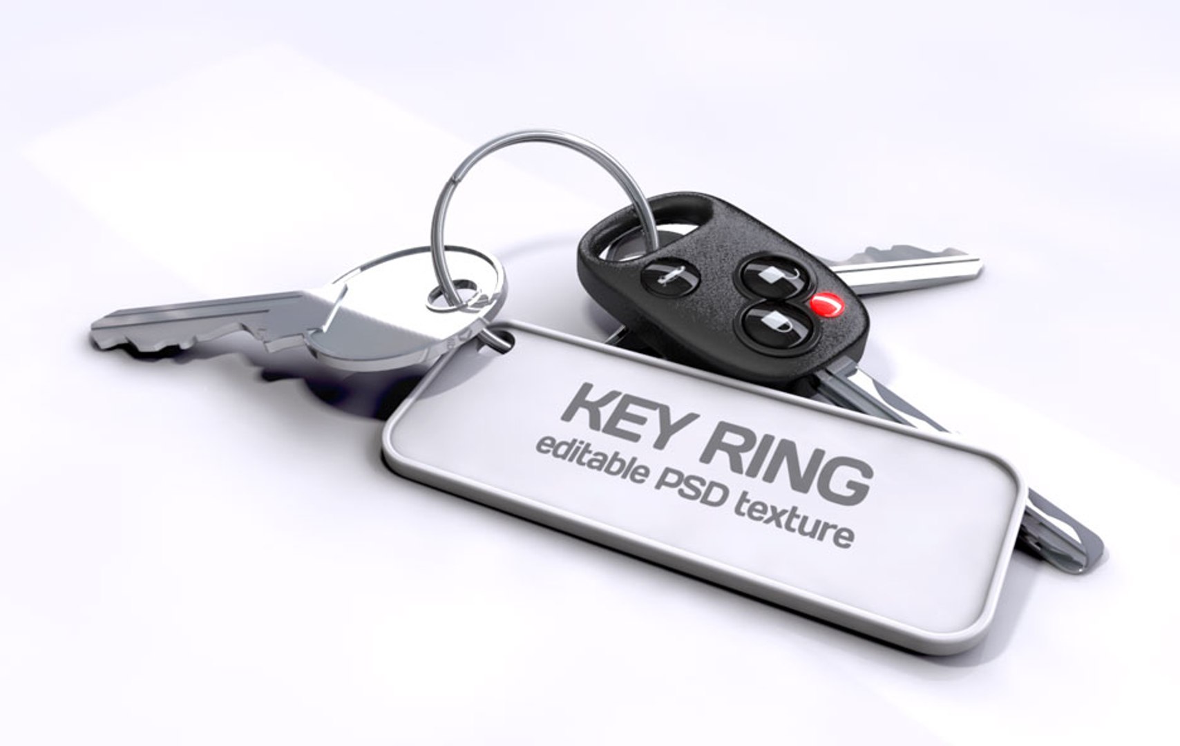 Set Car Keys C4d