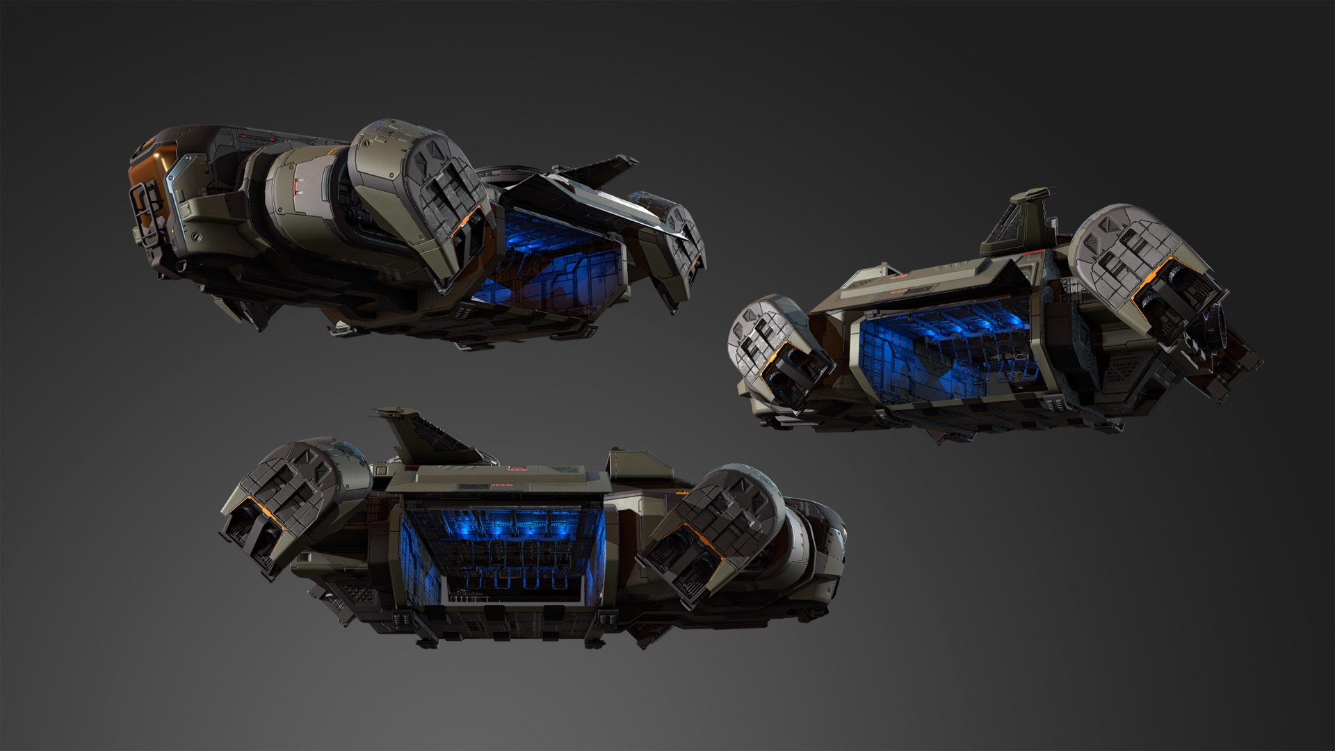 3D SciFi EOS Transport Vehicle - TurboSquid 2019844