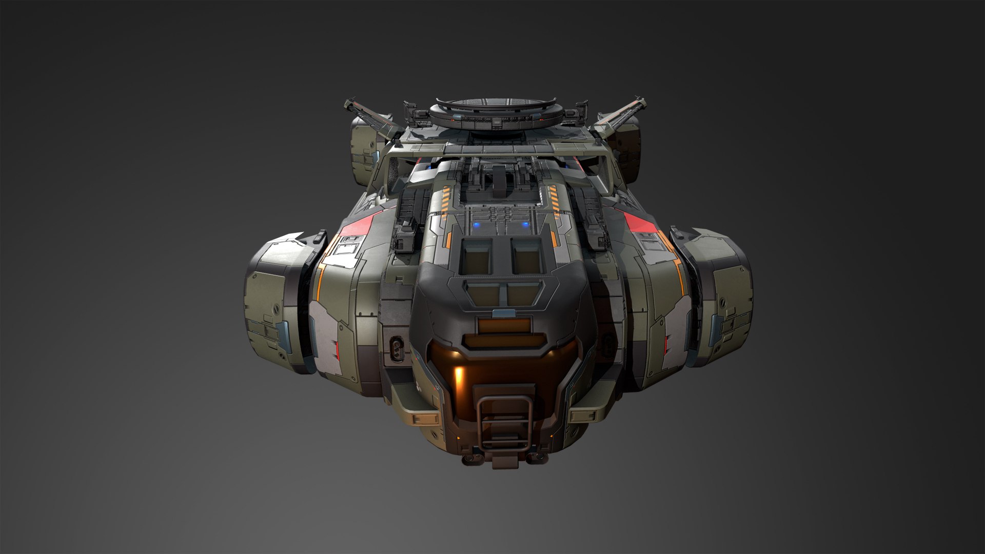 3D SciFi EOS Transport Vehicle - TurboSquid 2019844