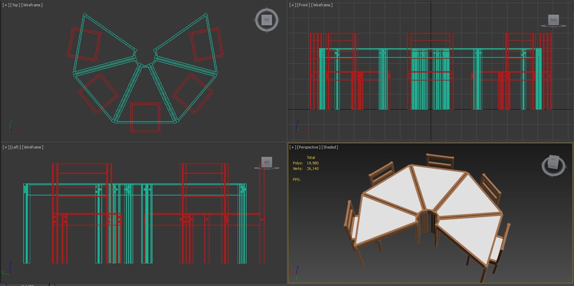 3D Activity Table - TurboSquid 1639075