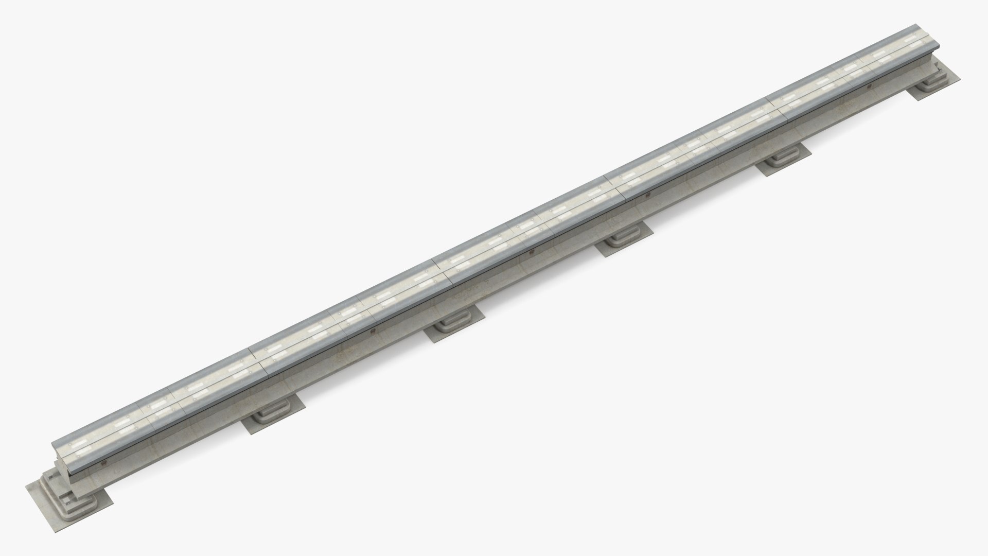 Maglev Concrete Rail Section model - TurboSquid 2080757