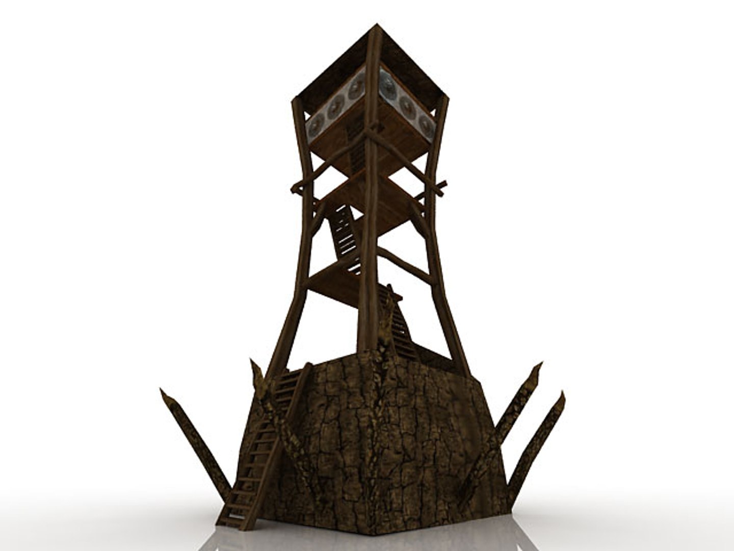 Watch Tower 3d Model
