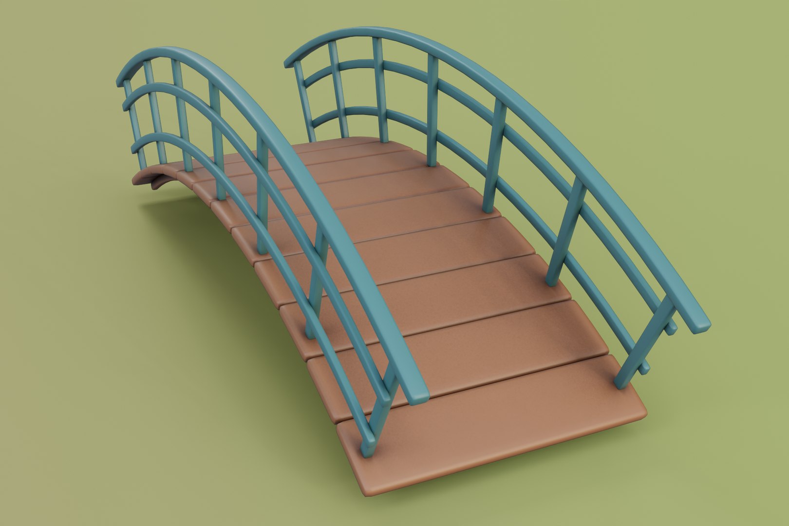3D Model Cartoon Bridge 4 - TurboSquid 2391849