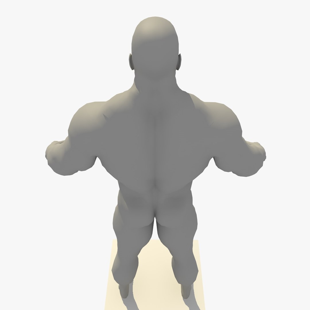 3d Realistic African Man Rigged Model