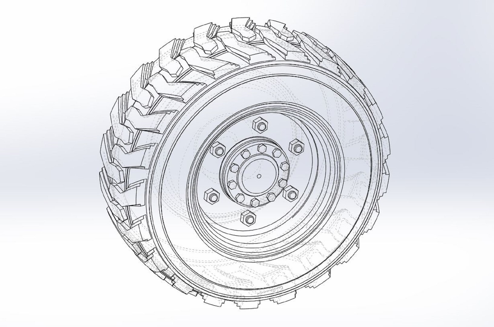 Diecast Heavy Equipment Wheel Scale 1 To 25 3D - TurboSquid 1932319