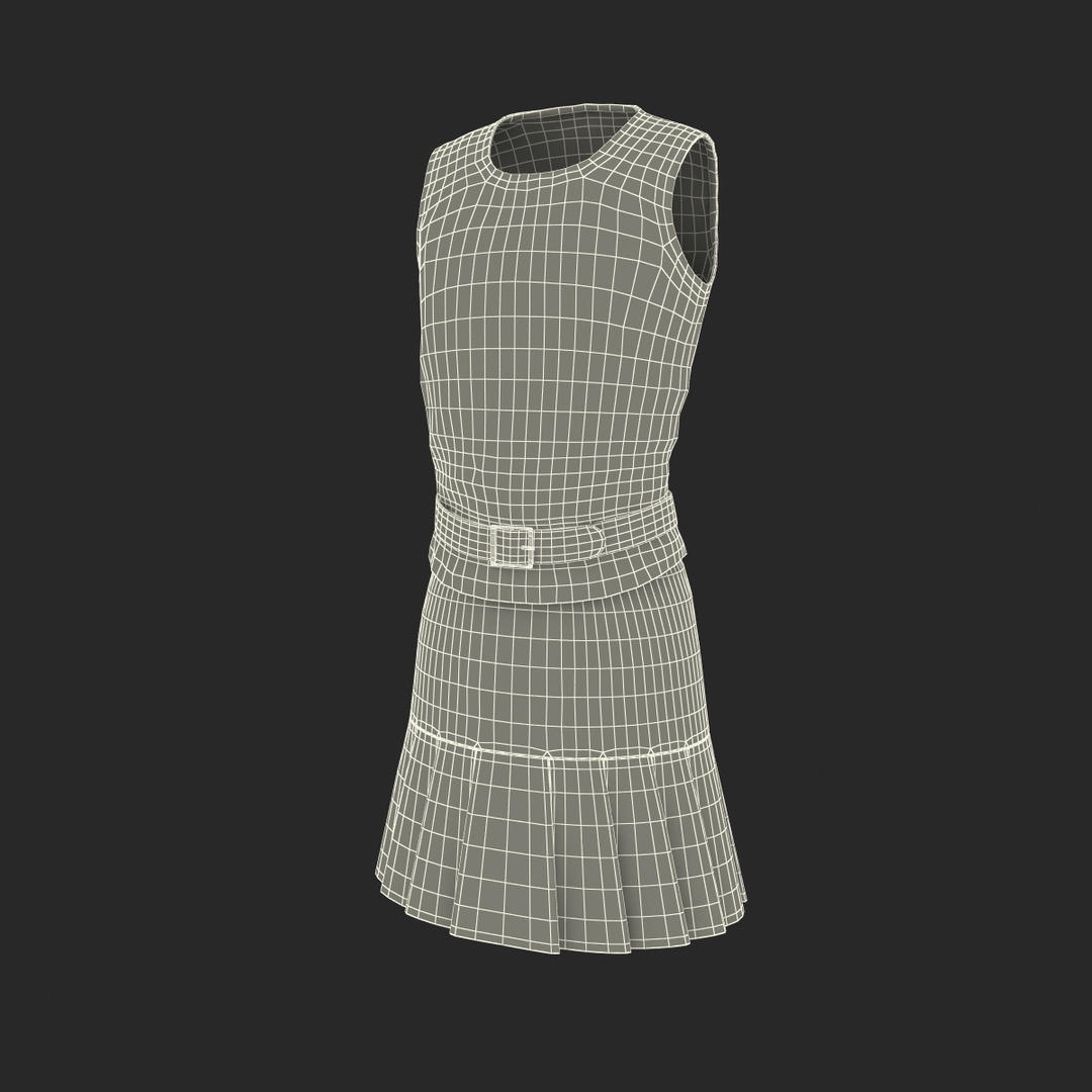 School Uniform Dress 3ds