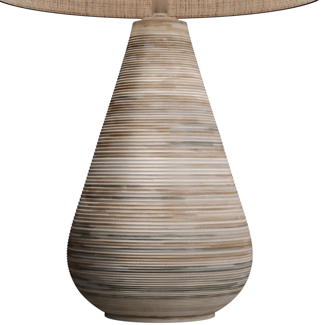 3D Model Scandinavian Style Fluted Modern European Nightstand Table Lamp 3D Model - TurboSquid ...