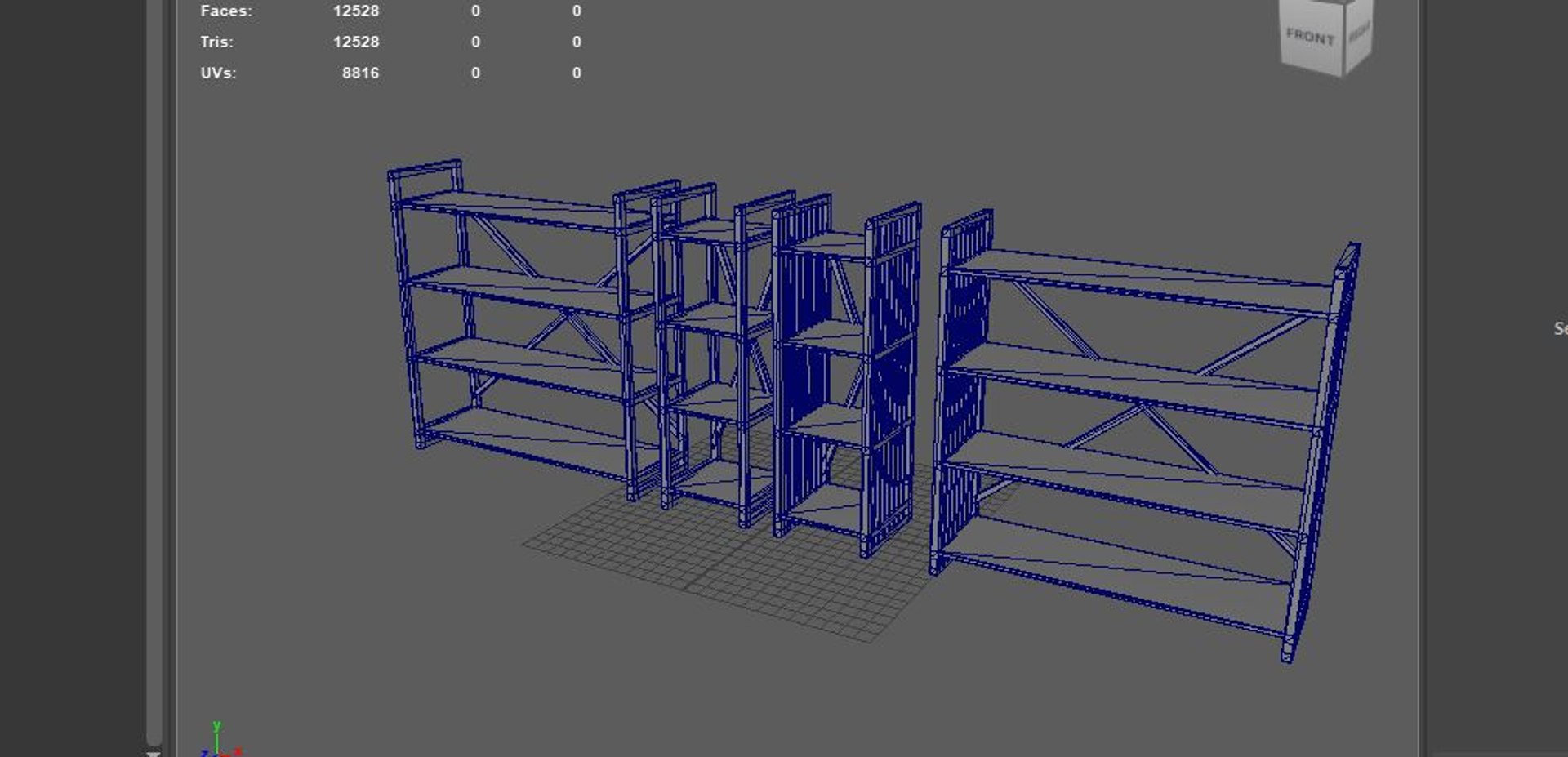 Open Bookcase 3D Model Model - TurboSquid 2514334