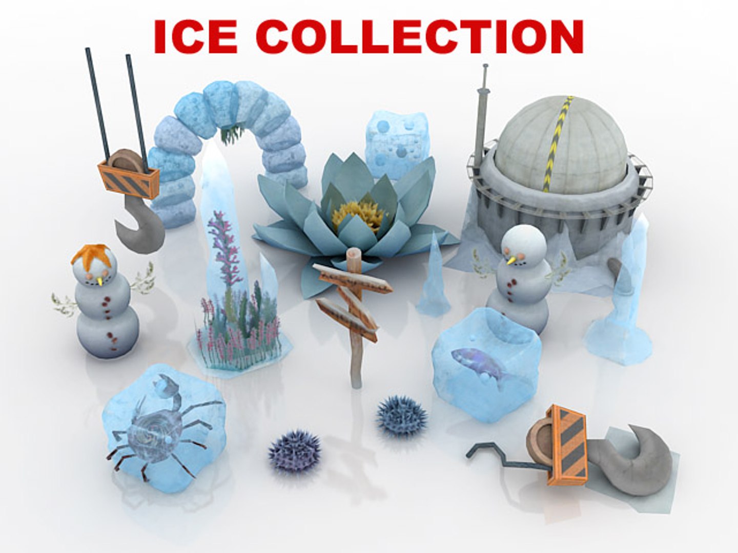 ice level 3d model