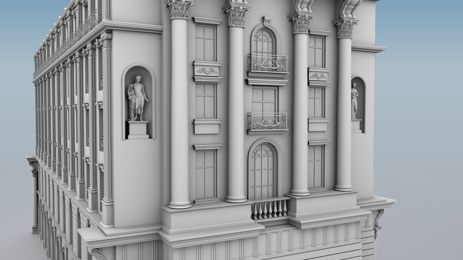 3D Model Historic Building - TurboSquid 1654322